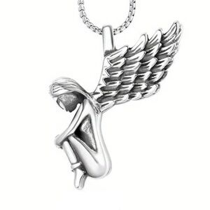 Jewelry | Knee Hugging Angel Sit Crouch Pensive Forlorn Ethereal ...